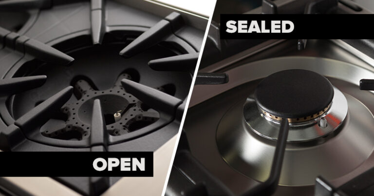 Sealed Vs Open Gas Burners